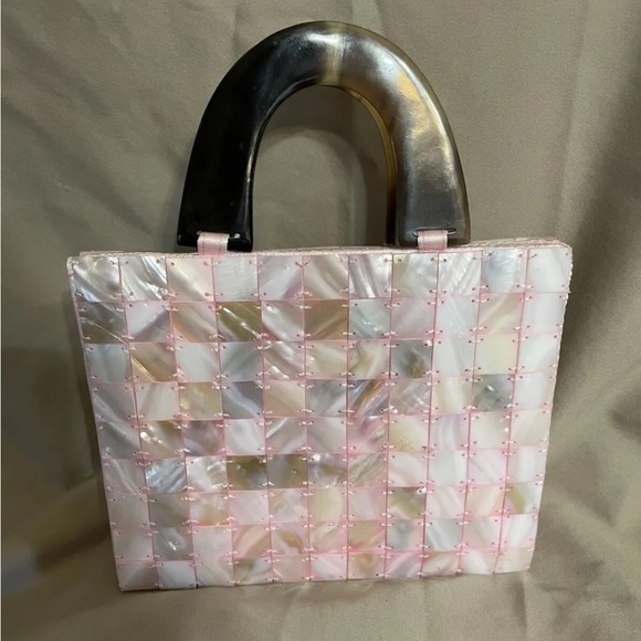Shiraleah | Bags | Vintage Shiraleah Mother Of Pearl Handbagpurse ...